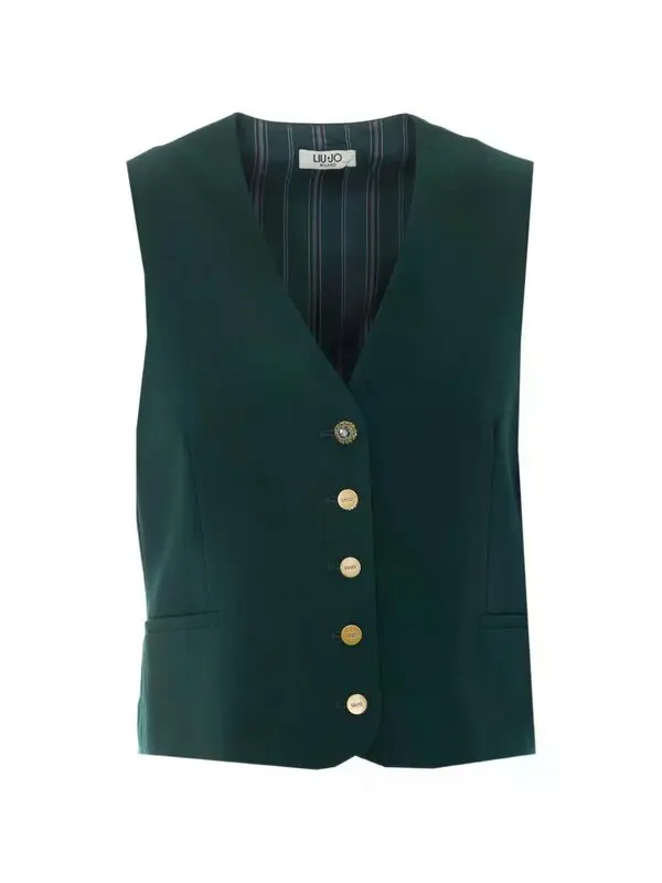 Liu Jo V-neck Button-up Waistcoat