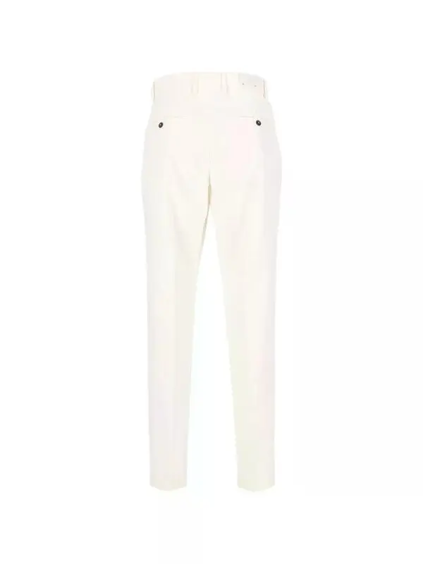 Eleventy Pleated Tapered-leg Trousers