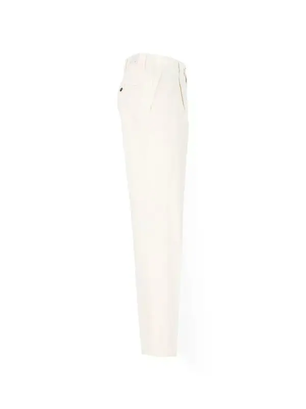 Eleventy Pleated Tapered-leg Trousers