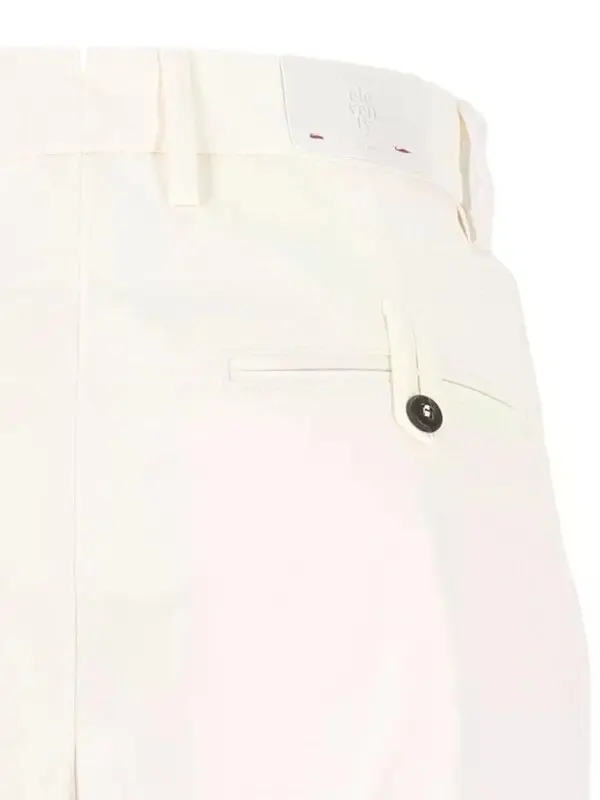 Eleventy Pleated Tapered-leg Trousers