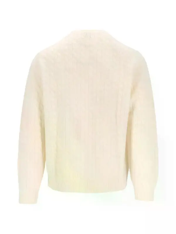 Eleventy Cable-knit Crew Neck Sweater
