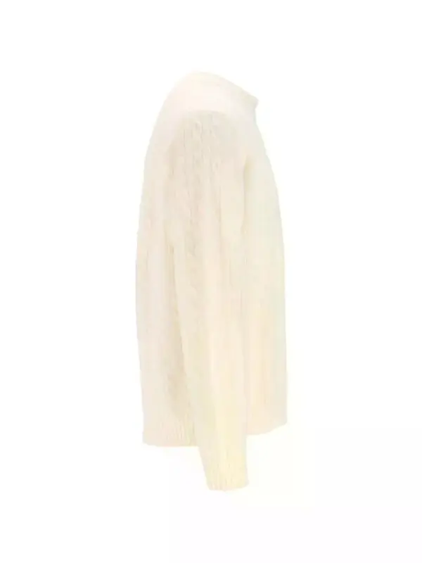 Eleventy Cable-knit Crew Neck Sweater