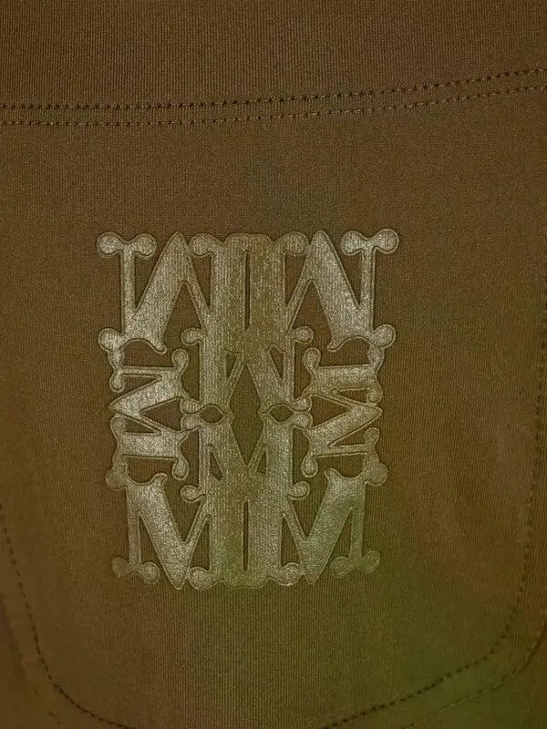 Max Mara Logo-embroidered Drawstring Trousers
