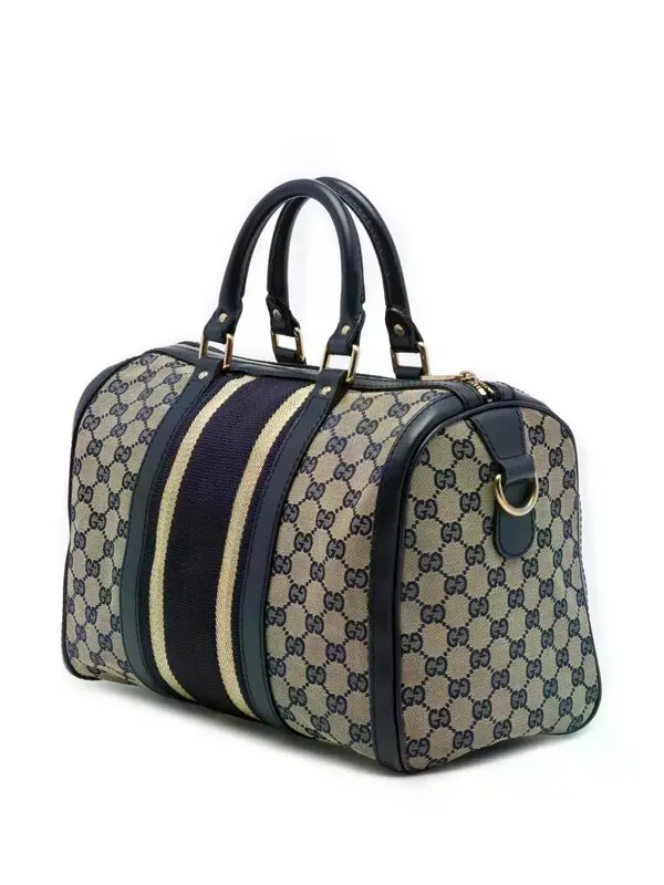 Gucci Gg Canvas Web Joy Boston Bag Satchel