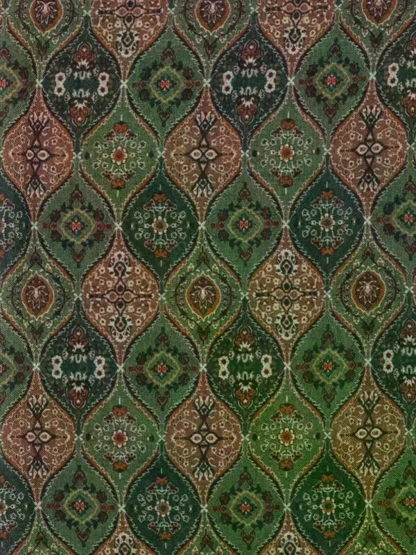 SGOMBERO CANTINE Paisley-print Frayed Scarf - Green