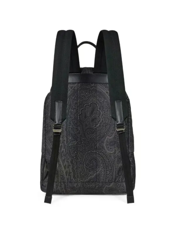 Etro Nylon Backpack With Arnica Motif