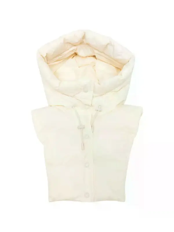 YVES SALOMON Padded Drawstring Hood - Neutrals