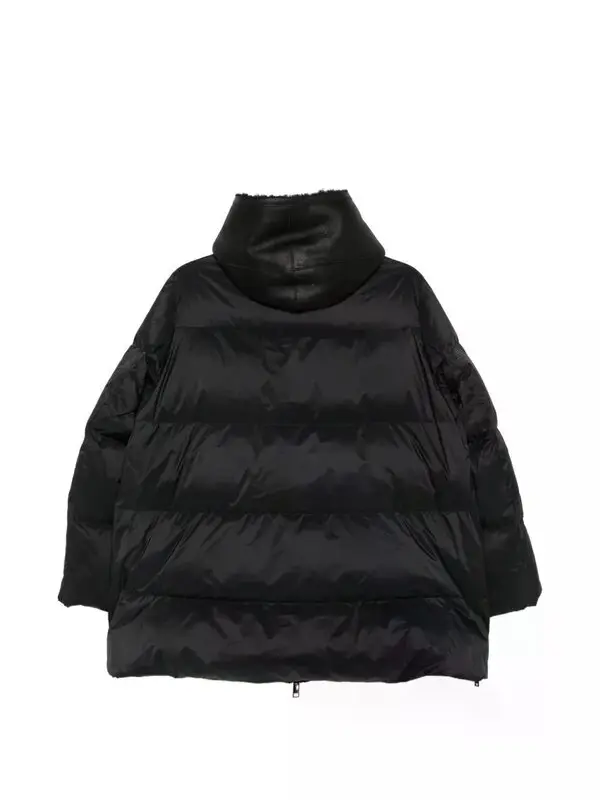YVES SALOMON Quilted Hooded Coat
