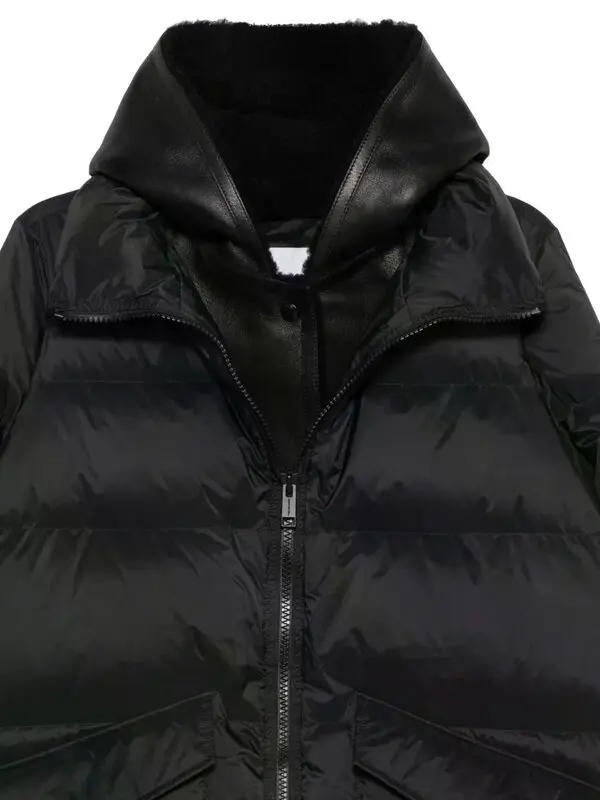 YVES SALOMON Quilted Hooded Coat
