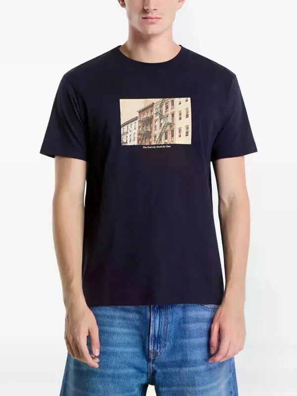 Gant Graphic-print T-shirt - Blue
