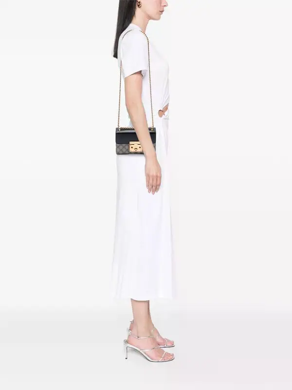 Gucci 2016-2026 Small Gg Supreme Padlock Crossbody Bag
