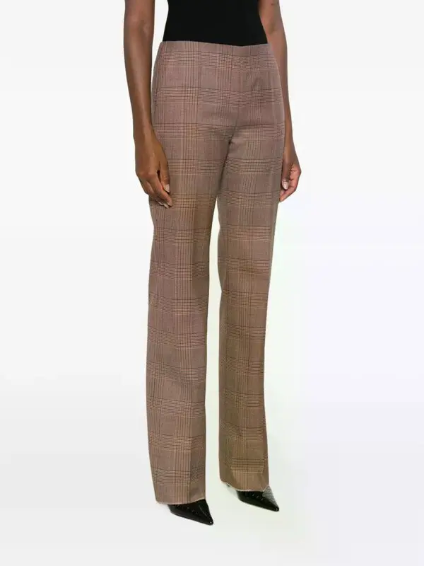 Max Mara Prince Of Wales Check Trousers