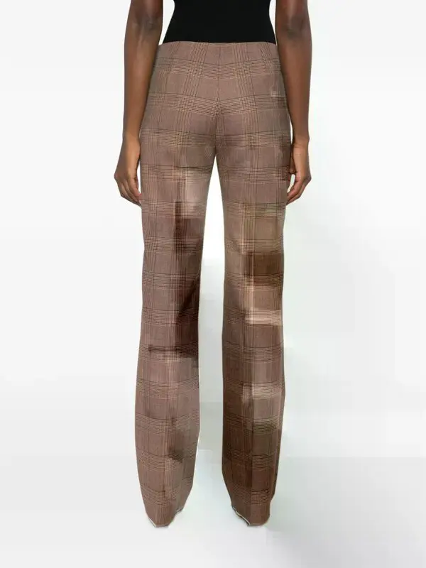 Max Mara Prince Of Wales Check Trousers