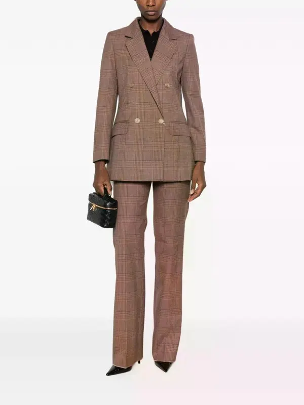 Max Mara Prince Of Wales Check Trousers
