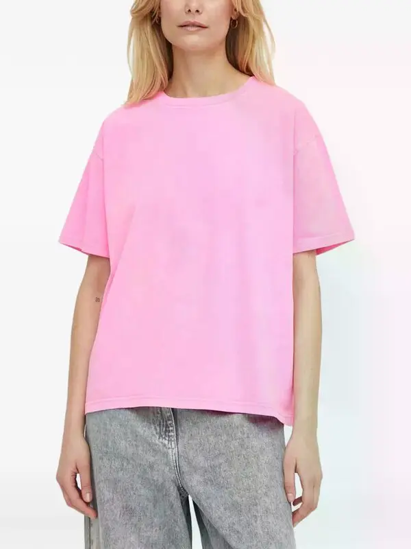 American Vintage Fizvalley Crew-neck T-shirt - Pink