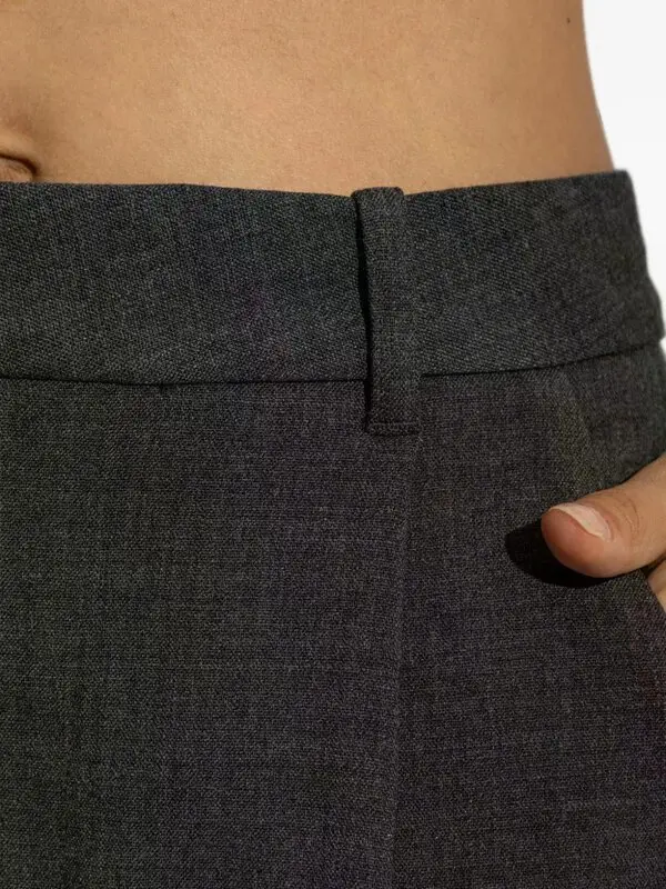 SELF-PORTRAIT Pleated Straight-leg Trousers