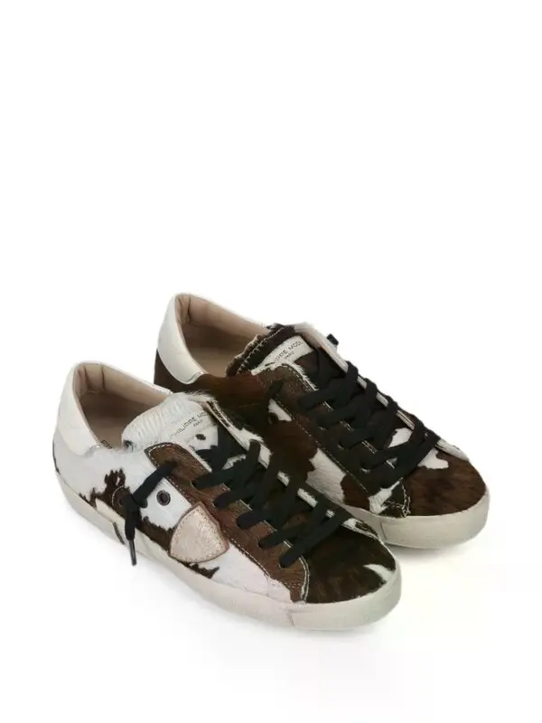 Philippe Model Prsx Cow-print Sneakers