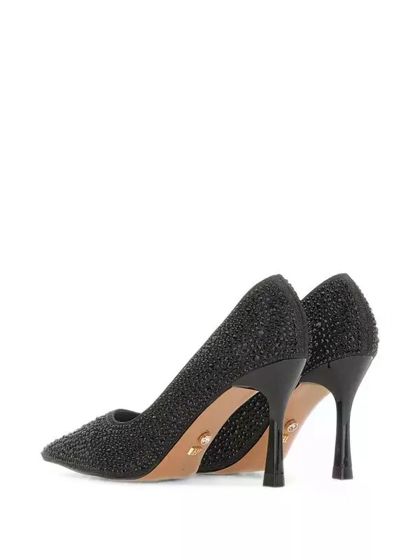 TWENTY FOURHAITCH Rhinestone-embellished Pointed-toe Pumps