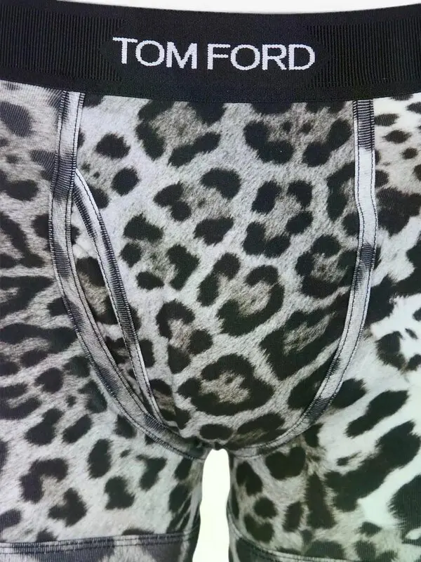 TOM FORD Leopard-print Cotton Boxers