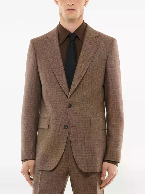 FURSAC Houndstooth-pattern Blazer