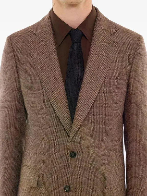 FURSAC Houndstooth-pattern Blazer