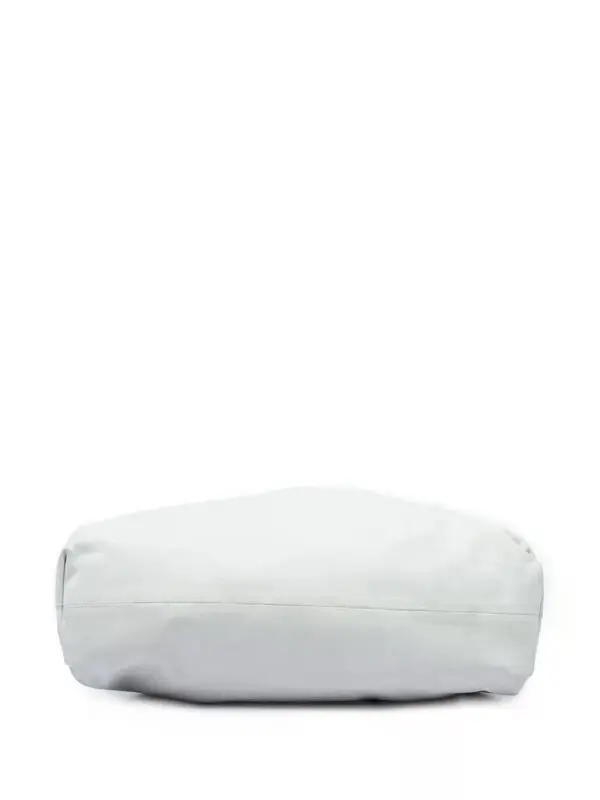 Bottega Veneta Lambskin Pouch Clutch - White