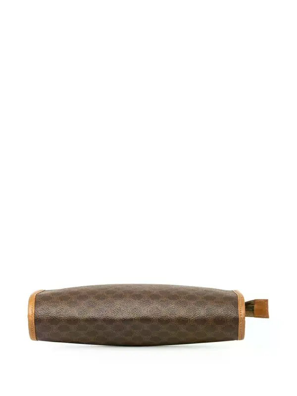 Celine Macadam Coated Canvas Clutch Bag