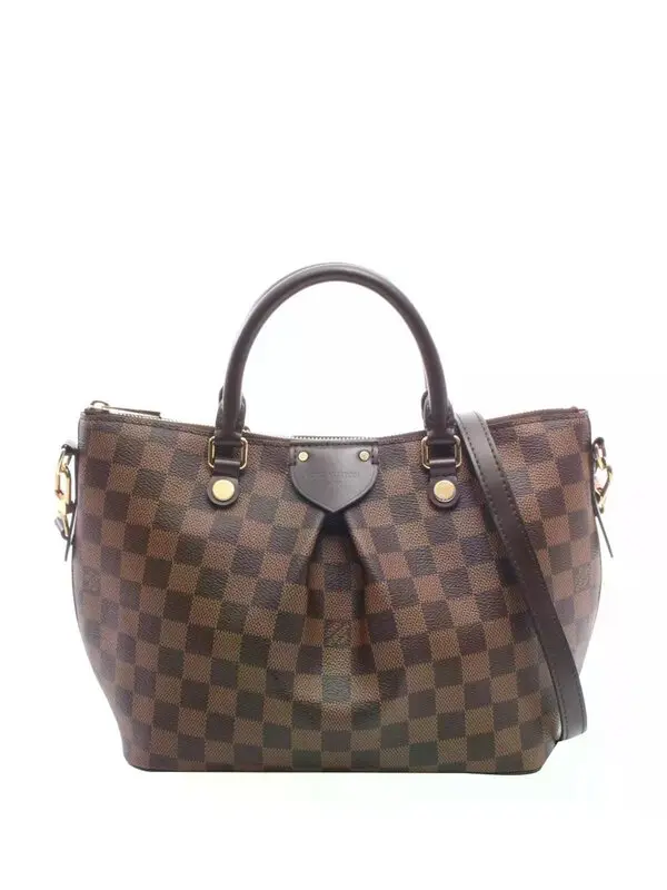 LOUIS VUITTON Damier Ebene Siena Pm Satchel