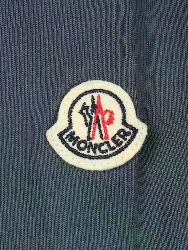 Moncler 2020 Logo Embroidery T-shirt