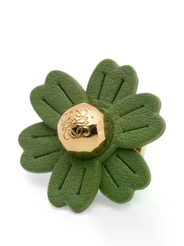 Loewe Anagram Pebble Pin - Gold