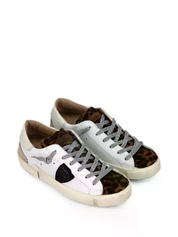 Philippe Model Prsx Leopard-print Sneakers