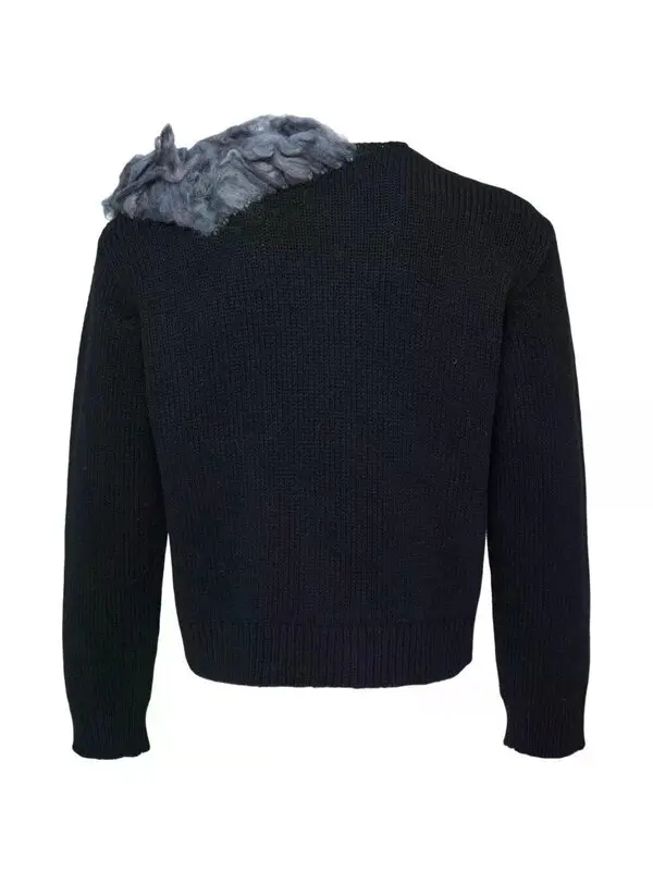 DOUBLET Intarsia-knit Wool Sweater