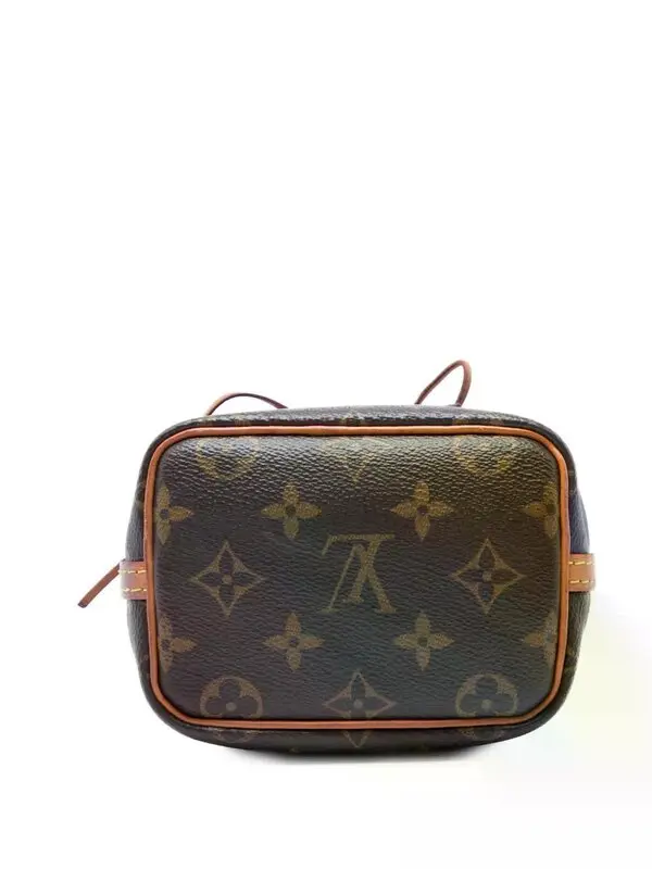 LOUIS VUITTON Monogram Nano Noe Bucket Bag