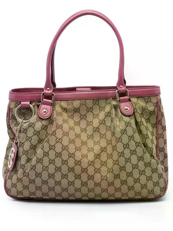 Gucci Gg Canvas Sukey Tote Bag - Neutrals