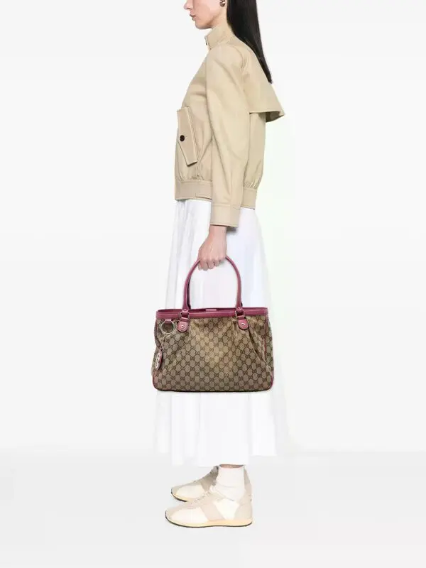 Gucci Gg Canvas Sukey Tote Bag - Neutrals