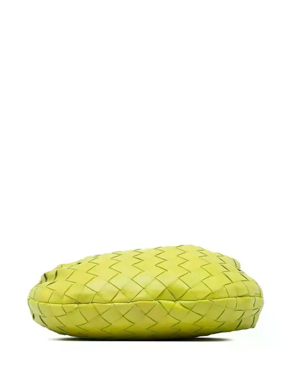 Bottega Veneta Mini Nappa Intrecciato Jodie Hobo Bag - Yellow