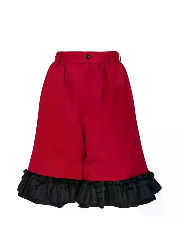 Comme Des Garçons Ruffle-trimmed Shorts