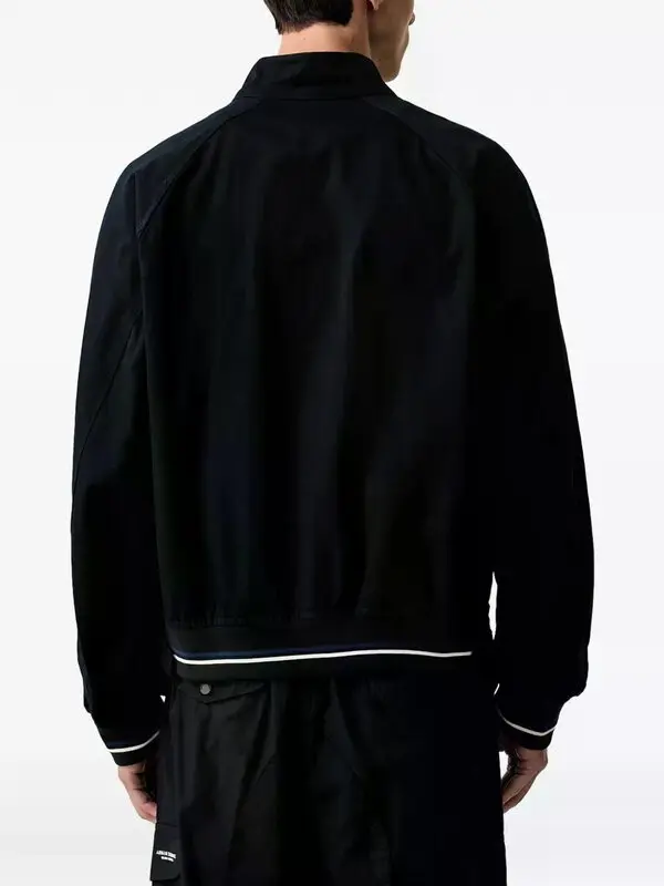 Armani Exchange Logo-print High-neck Jacket