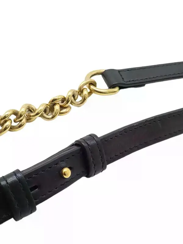 Gucci Gg Marmont Matelassé Calfskin Crossbody Bag - Black