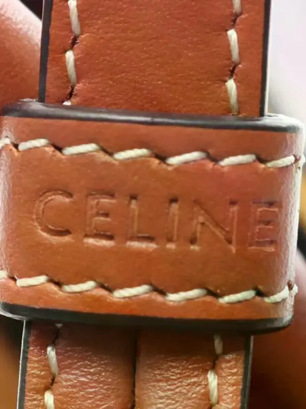 Celine Coated Canvas Vertical Cabas Satchel