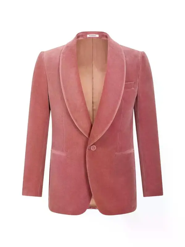FURSAC Shawl-lapel Velvet Blazer