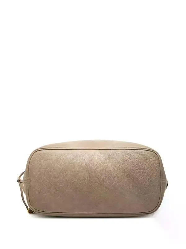 LOUIS VUITTON Monogram Giant Empreinte Neverfull Mm Tote Bag - Neutrals
