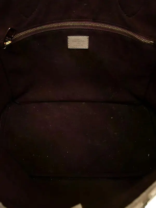 LOUIS VUITTON Monogram Giant Empreinte Neverfull Mm Tote Bag - Neutrals