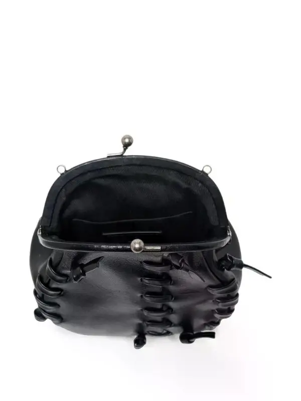 Y’s Lace-up Clasp-fastening Shoulder Bag