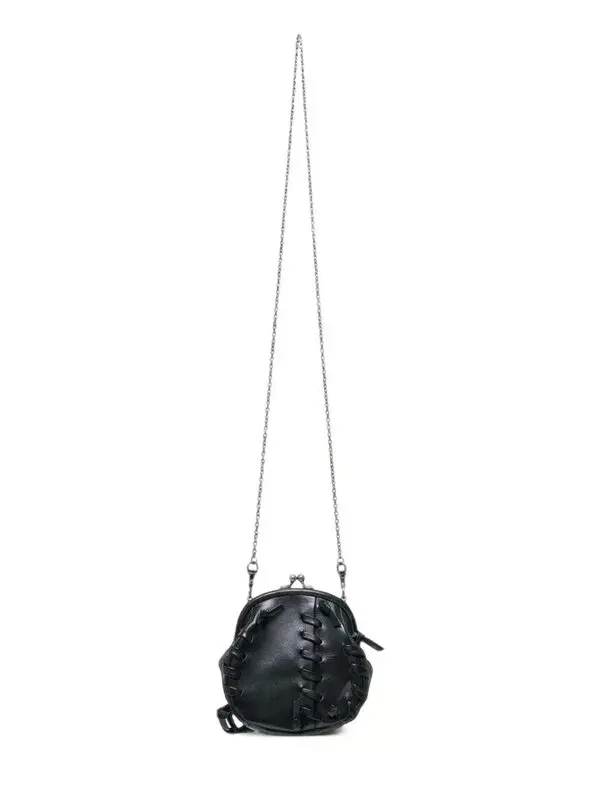 Y’s Lace-up Clasp-fastening Shoulder Bag