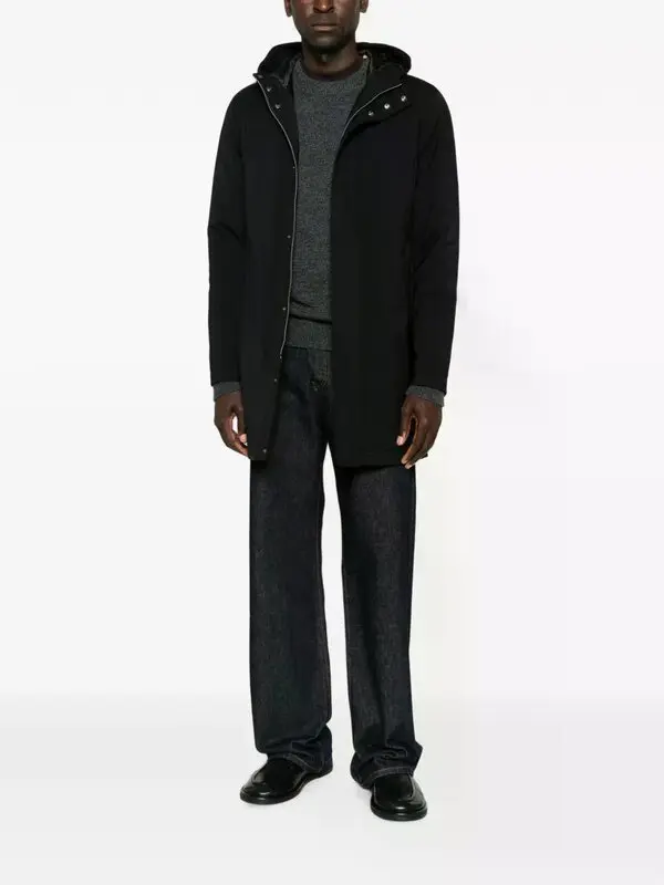 Herno Hooded Zip-fastening Coat