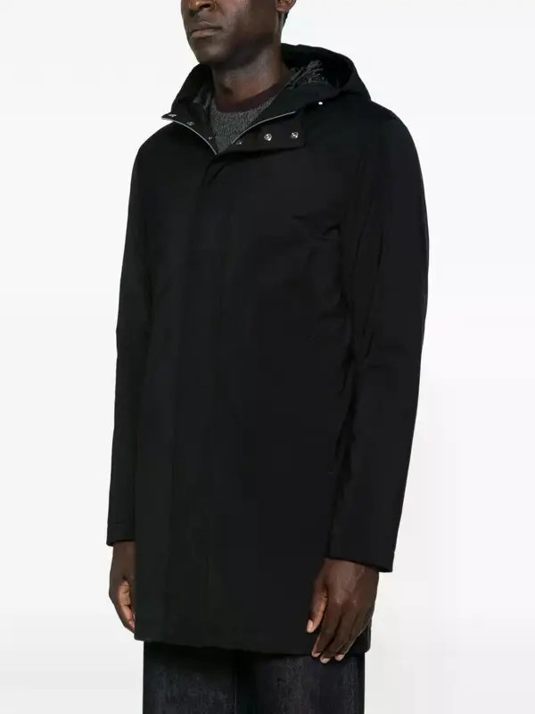 Herno Hooded Zip-fastening Coat