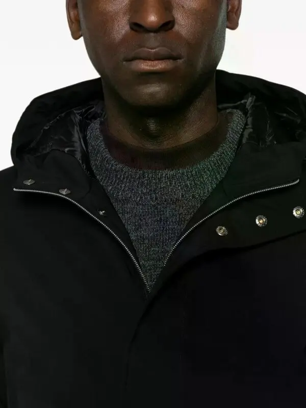 Herno Hooded Zip-fastening Coat