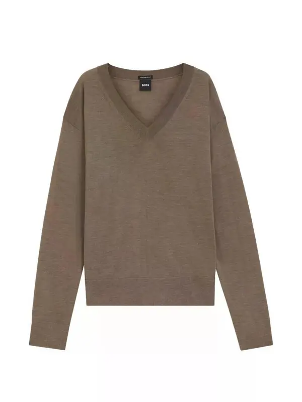 BOSS V-neck Pullover Sweater