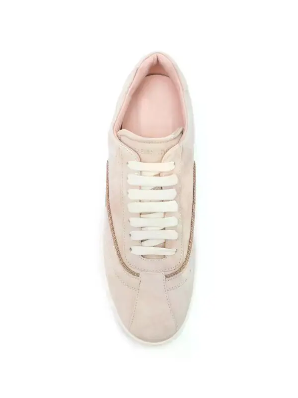 Fabiana Filippi Suede Monili-chain Sneakers